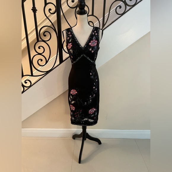 Spenser Jeremy | Dresses | Spenser Jeremy Vintage Satiny Embroidered ...